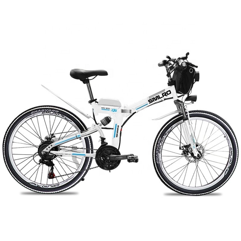 350w Bicicleta Elétrica Dobrável De 26 Polegadas Com Bateria De Lítio